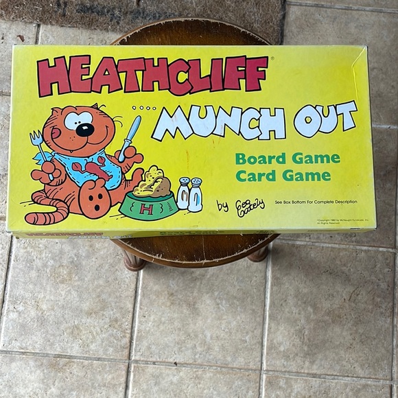 Warren | Games | Vintage Heathcliff Munch Out Board Game All Pieces ...